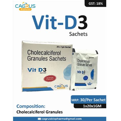 Vit D3 Sachets Cagrus Biopharma