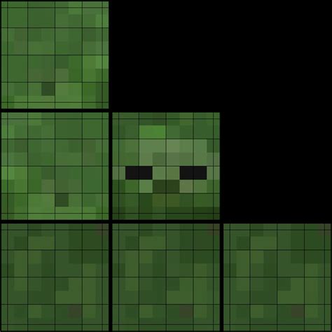 Face Texture Map Zombie