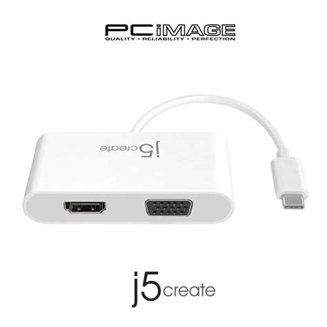 J CREATE USB C TO DUAL VGA HDMI ADAPTER PC Image