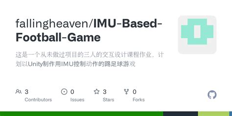 Github Fallingheaven Imu Based Football Game Unity Imu
