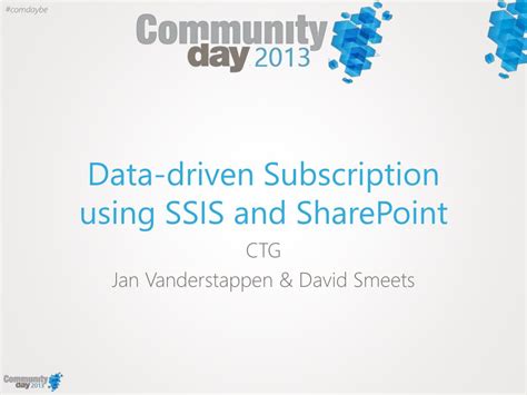 ppt data driven subscription using ssis and sharepoint powerpoint