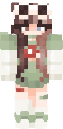 Mushroom Girl Minecraft Player Skin Novaskin