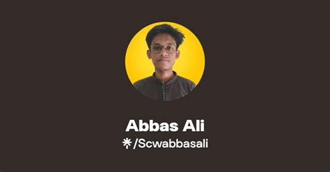 Abbas Ali Twitter Instagram Linktree