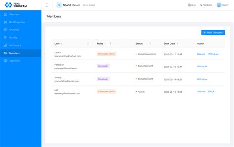 Members Platform Users Guide Documentation