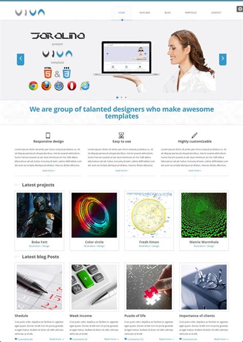 Awesome Responsive HTML Templates Creative CanCreative Can