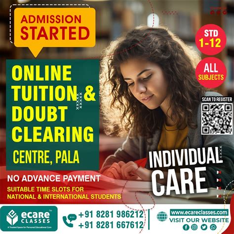 Ecare Classes Admission Open 2023 24 E Care Classes Individual Online