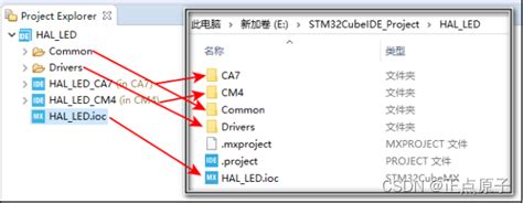 【正点原子mp157连载】第八章 Stm32cubeide工程模板分析 摘自【正点原子】stm32mp1 M4裸机cubeide开发指南