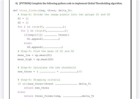 Solved PYTHON Complete The Following Python Code To Chegg