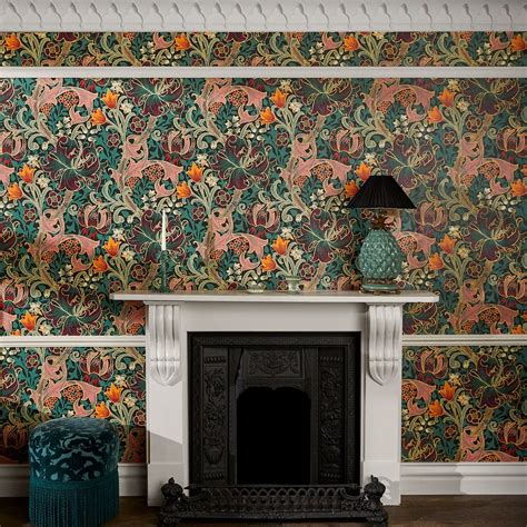 House Of Hackney Golden Lily Wallpaper