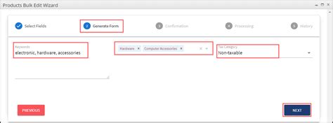 Bulk Edit Product List View