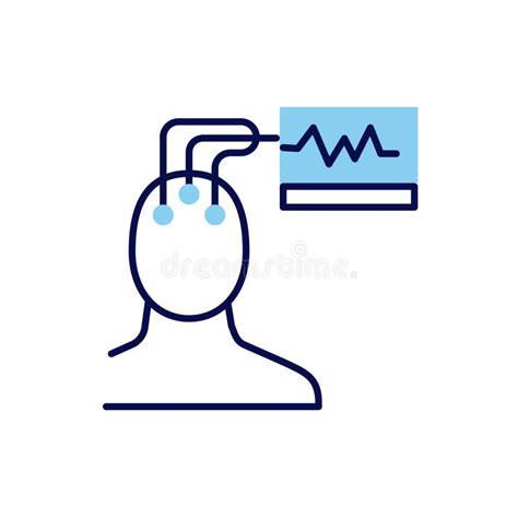 Electroencephalography Related Vector Icon Stock Vector Illustration