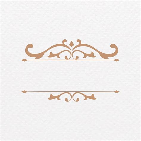 Elegant Bronze Scroll Ornamental Frame Free Photo Rawpixel