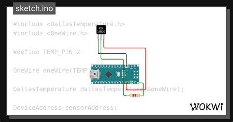 Ds18b20 Wokwi Esp32 Stm32 Arduino Simulator