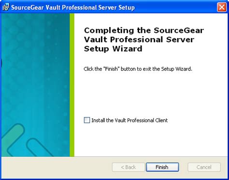 SourceGear Vault Server Installation