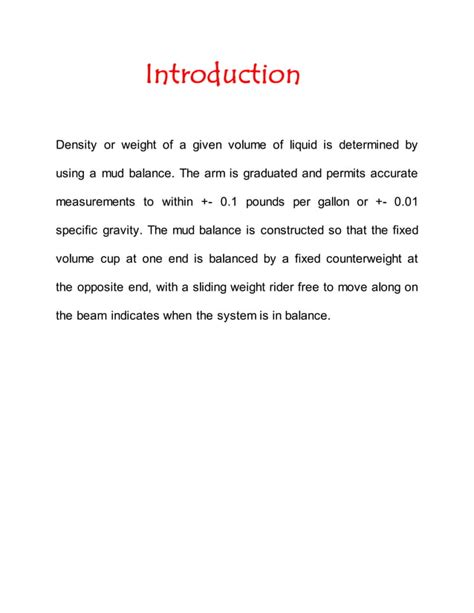 Mud Density Docx