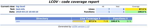 代码覆盖率测试工具：gcov和lcov的使用gcovviewerbuilddir Csdn博客