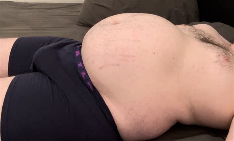 Lying Down Belly Inflation 1