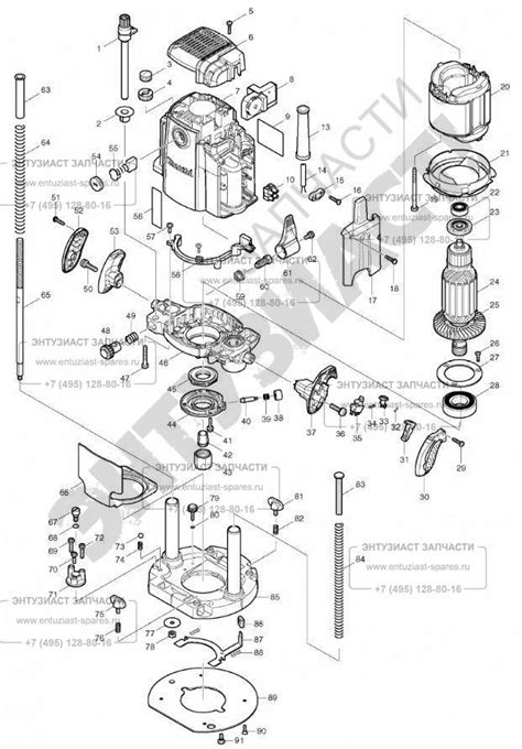 КУПИТЬ ЗАПЧАСТИ ДЛЯ ФРЕЗЕРА ЭЛЕКТРИЧЕСКОГО MAKITA RP2301FC | Все для ...