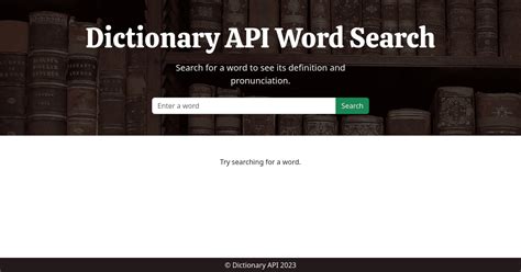 Workshop Dictionary Api Complete Codesandbox