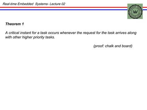 Real Time Embedded System Lec 02 Ppt Operating Systems Computer