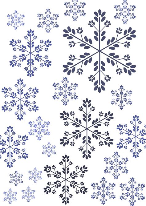 premium vector winter snow seamless pattern set minimalist