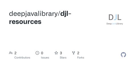 github deepjavalibrary djl resources