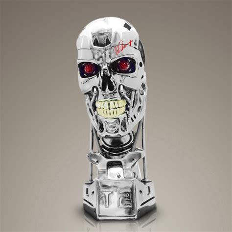 Terminator 2 T 800 Arnold Schwarzenneger Signed Life Size Endo Skull