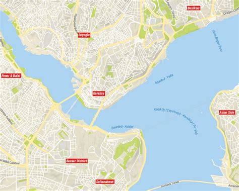Where To Stay In Istanbul Best Neighborhoods And Hotels Map Touropia