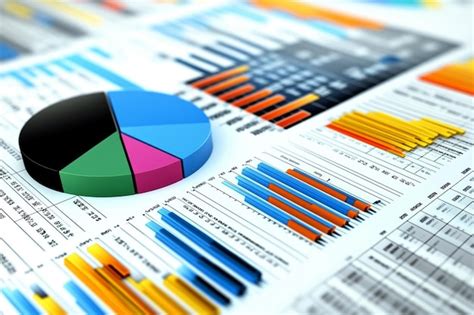 Creating Charts And Graphs For Statistical Analysi Generative Ai Premium Ai Generated Image