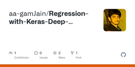 Github Aa Gamjainregression With Keras Deep Learning Library In Python