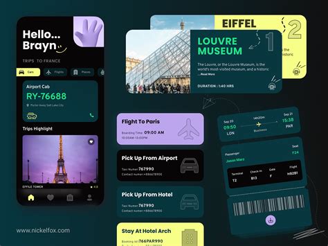 Travel Itinerary App On Behance