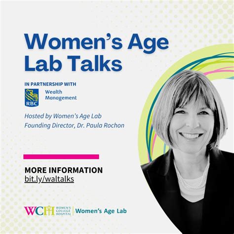 Rbc Wealth Management Is Proud To Partner With Womens Age Lab To Bring