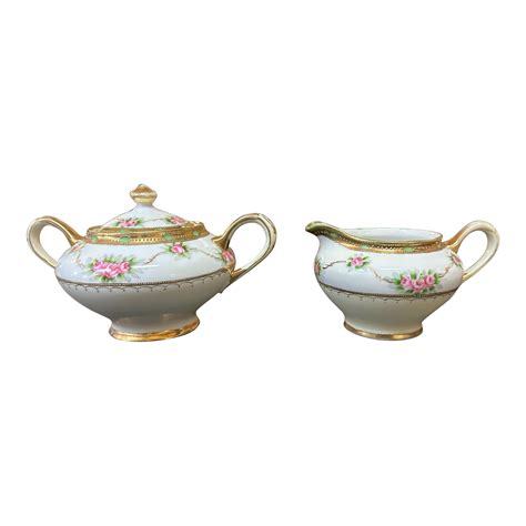 Nippon Morimura Bros Creamer And Lidded Sugar Bowl 1911 1912 Chairish