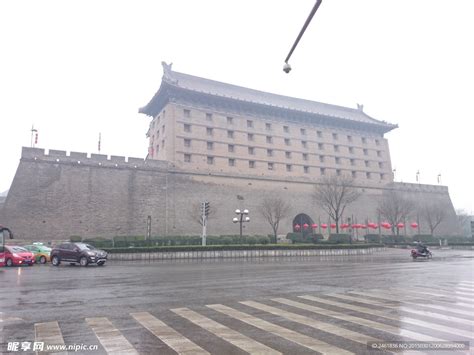 西安古城安远门摄影图国内旅游旅游摄影摄影图库昵图网