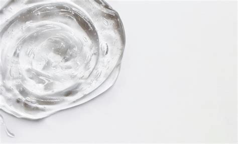 Premium Photo Gel Texture Of The Emulsion On A White Background Clear