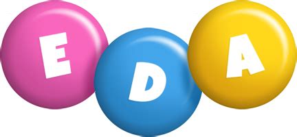 Eda Logo Name Logo Generator Candy Pastel Lager Bowling Pin Premium Style