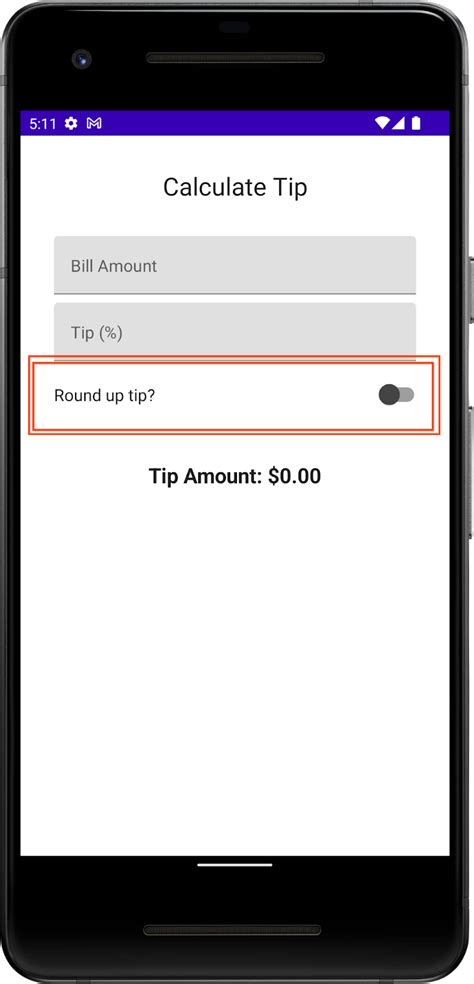 Calculate A Custom Tip Android Developers