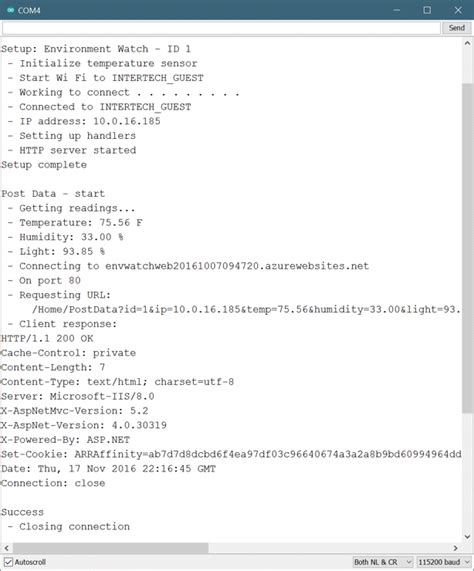 IoT With An ESP Part Arduino Sketch Intertech Blog