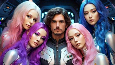 Alien Beauties Takes Advantage Of Only Lone Human On Their Planet Sci