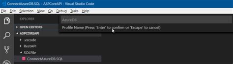 Learn About Azure Sql Server Using Vs Code