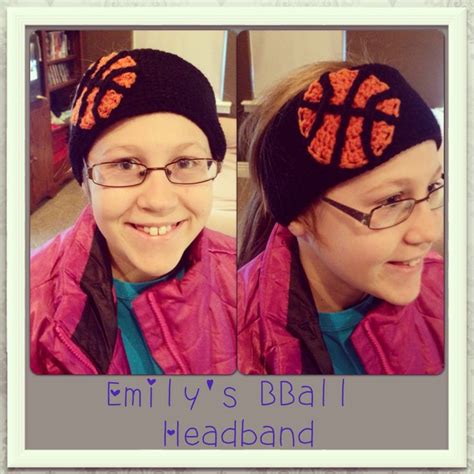 Basketball Headband Crochet Ear Warmer Crochet Headband Crochet Hats