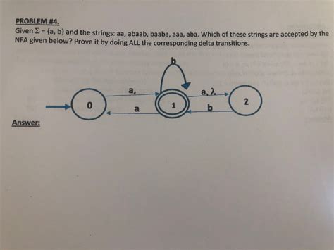 Solved Problem 4 Given 2 Ab And The Stringsaa