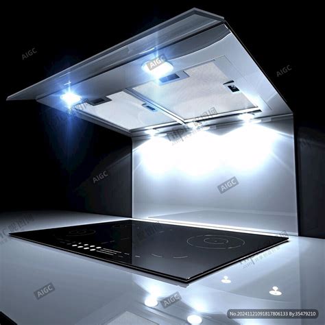 Ai创作图嵌入式吸顶机 抽油烟机 Led厨卫灯 排油烟机 吸油烟机 顶吸式抽油烟机 嵌入式烟机 高端厨电 油烟机 烟机灶具 光芒厨电 吸油烟机包装 厨房照明 下橱柜照明 油烟机店nipic