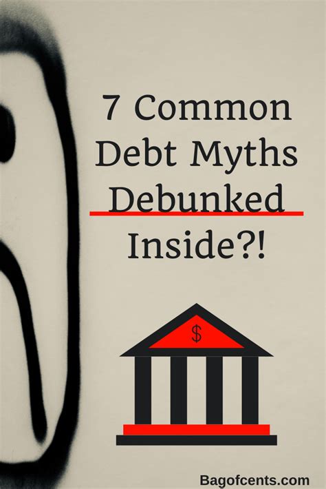 7 Common Debt Myths Debunked Bagofcent