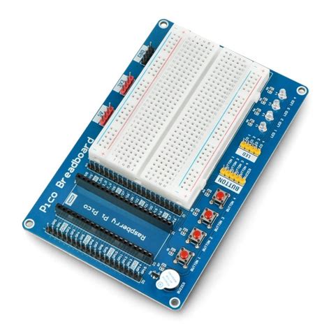 Pico Breadboard Kit překrytí pro Raspberry Pi Botland obchod s robotikou
