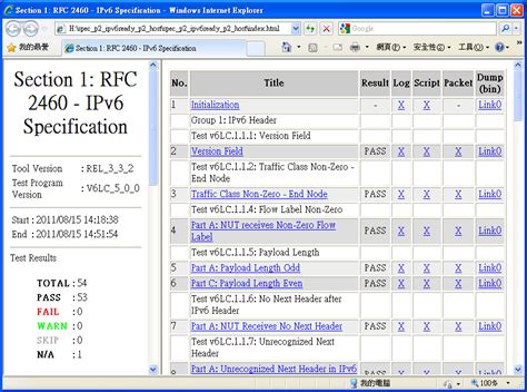 安裝設定ipv6 ready logo phase 2 conformance test platform for host carlos
