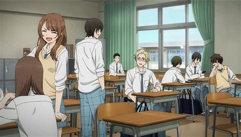Anime Classroom With Students Aesthetic Art