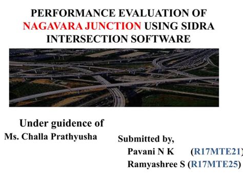 Sidra Intersection Pptx Automotive