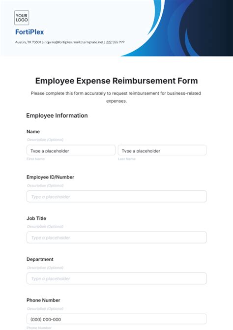 Free Fuel Reimbursement Form Template To Edit Online