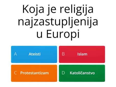 Geografija 7 Razred Kviz